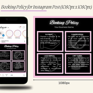 Editable Booking and Cancellation Policy Template, Term and Condition ...
