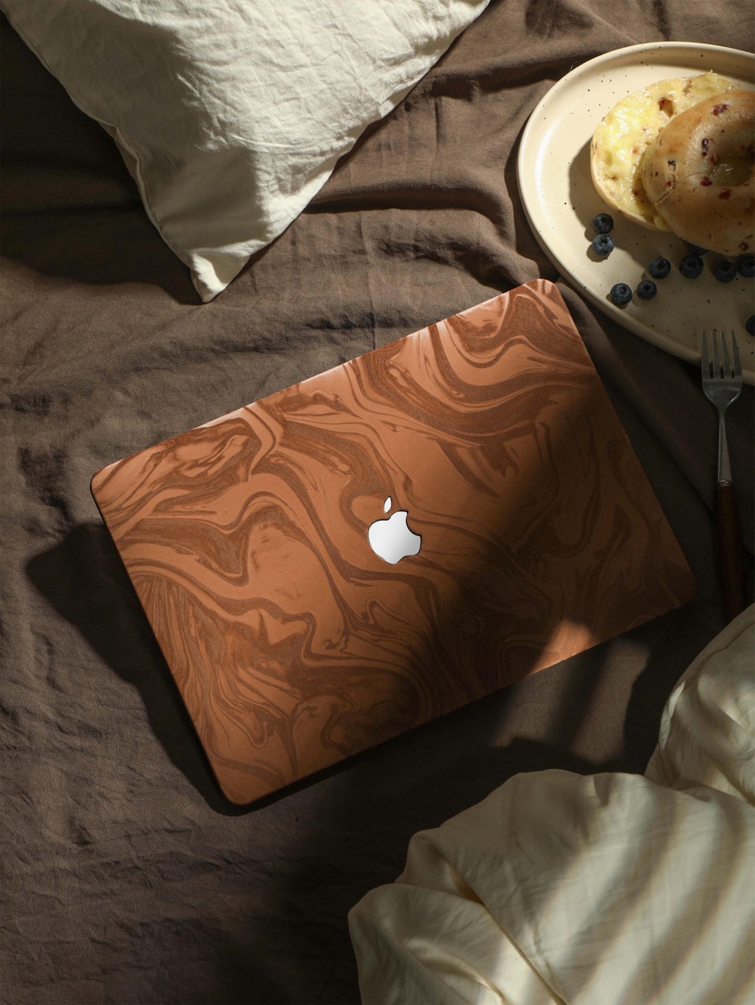 Custom MacBook Case, Brown Leather Hard Case for MacBook Air 13 11 15 ...
