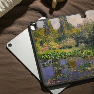 Flower Oil Painting iPad Case, iPad Pro 11" 13"case 2024, iPad Air 11 ...