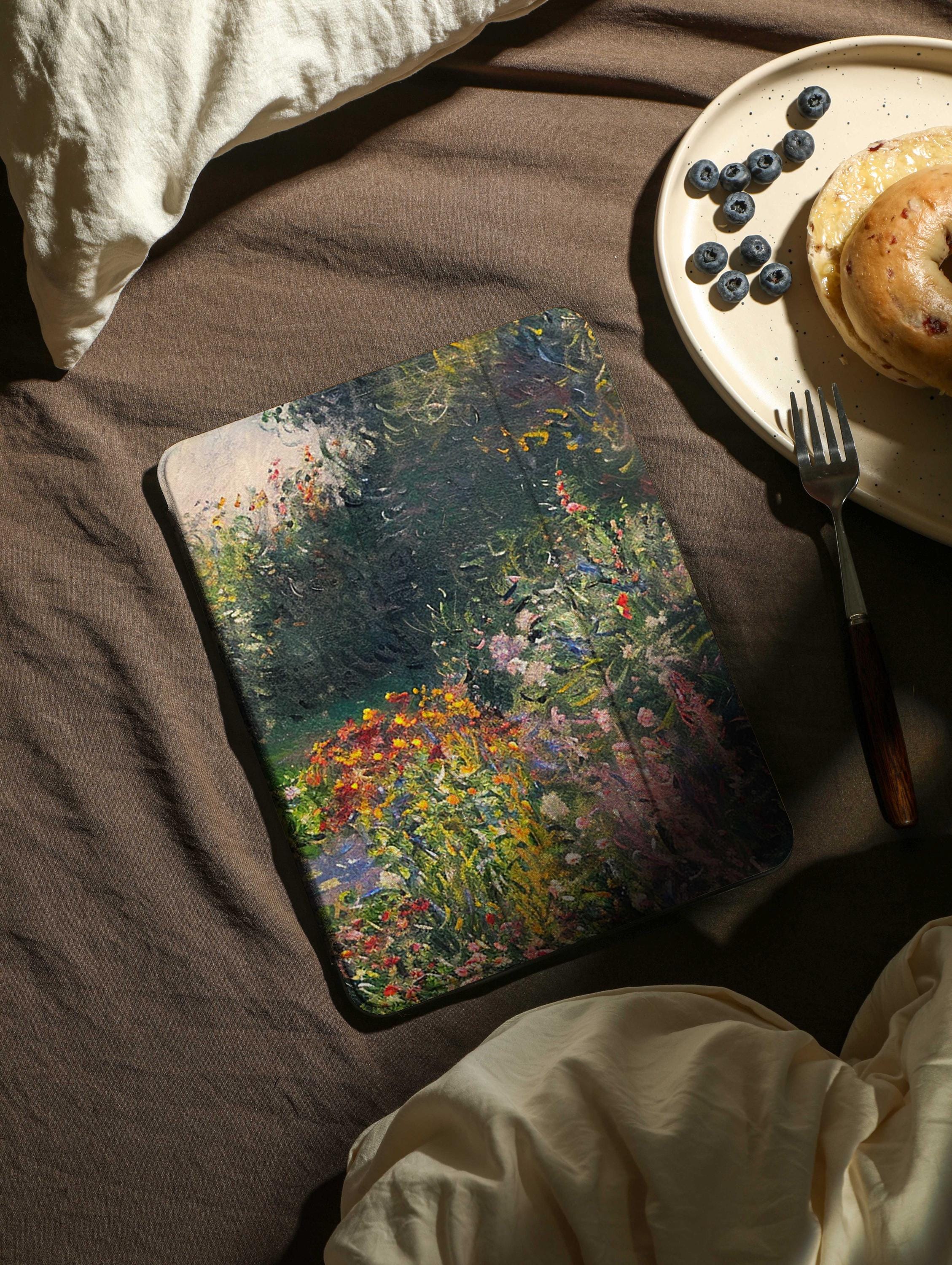 Flower Oil Painting iPad Case, iPad Pro 11" 13"case 2024, iPad Air 11 ...