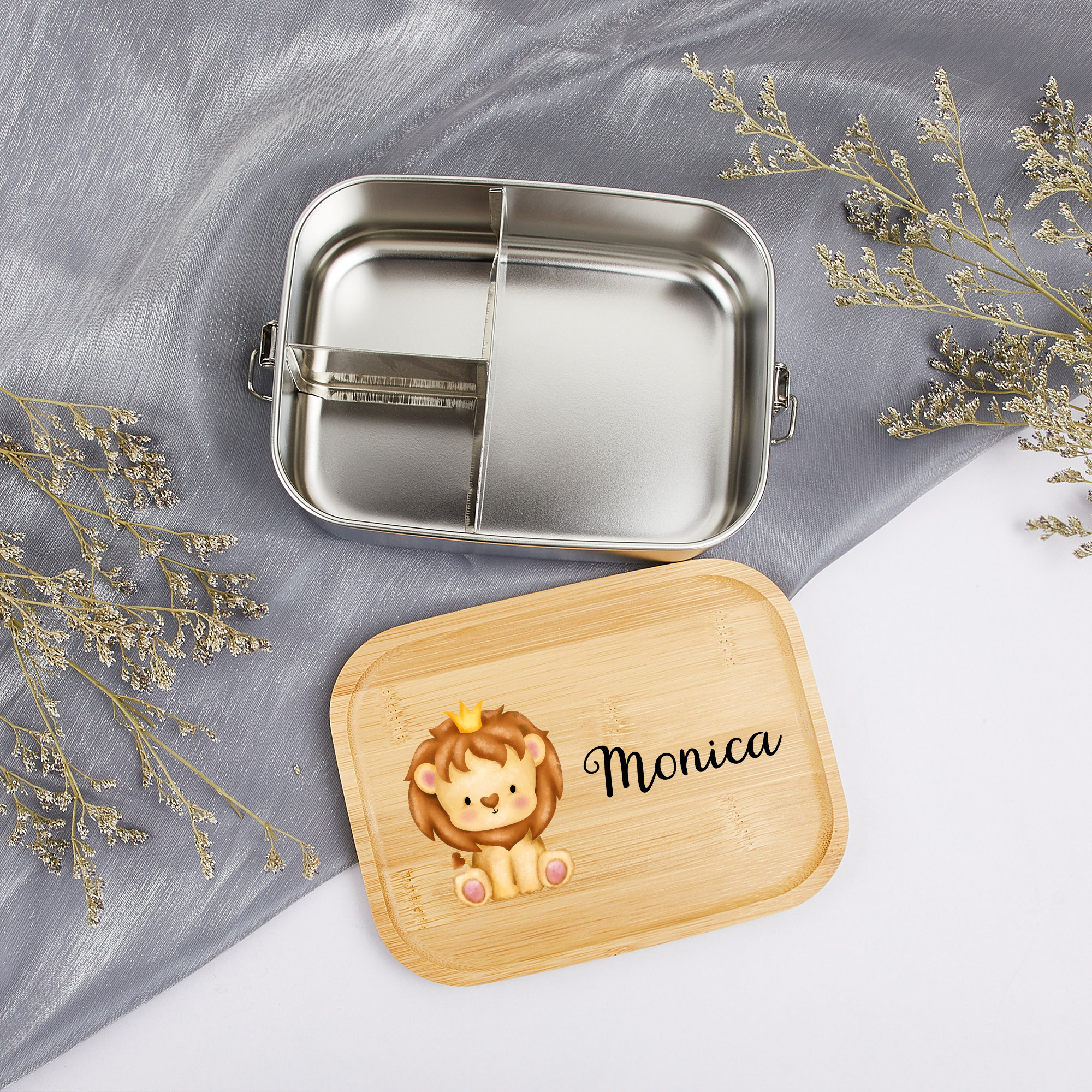 Animal Lunch Box With Name,back to School Gift,children's Lunch Box ...