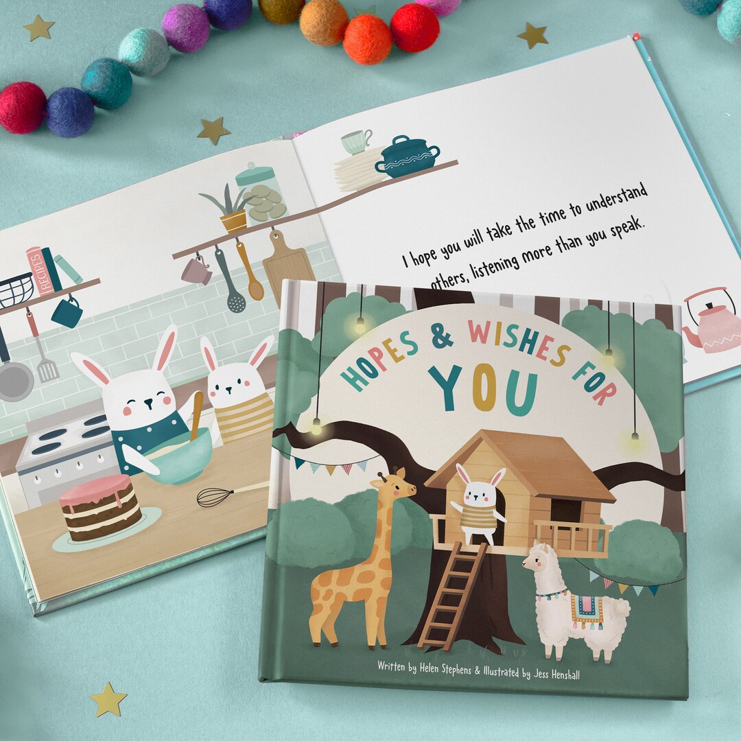 Baptism Gift Hopes & Wishes for You Gift Book A Keepsake Book | Gift ...