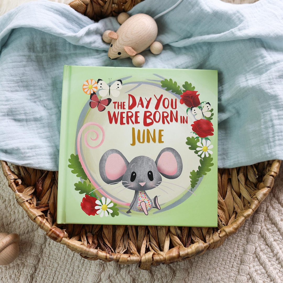 The Day You Were Born in June | Keepsake Book | Gift for Child | Gift ...