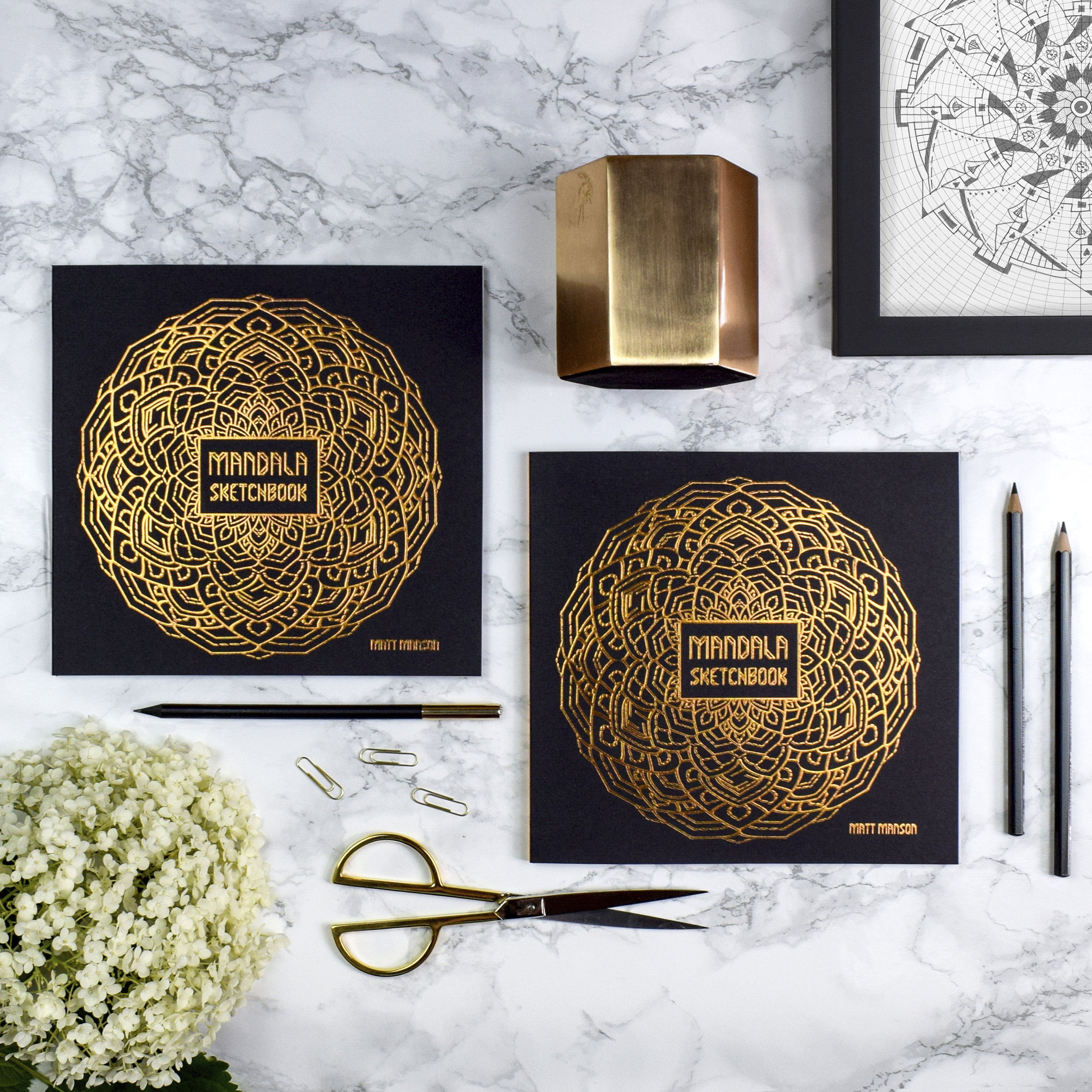 Mandala Sketchbook for Mindfulness Sacred Geometry Sketchbook Mandala ...
