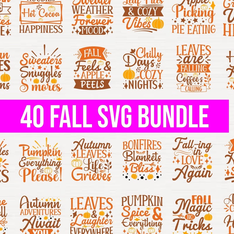 Fall Svg Files - Etsy
