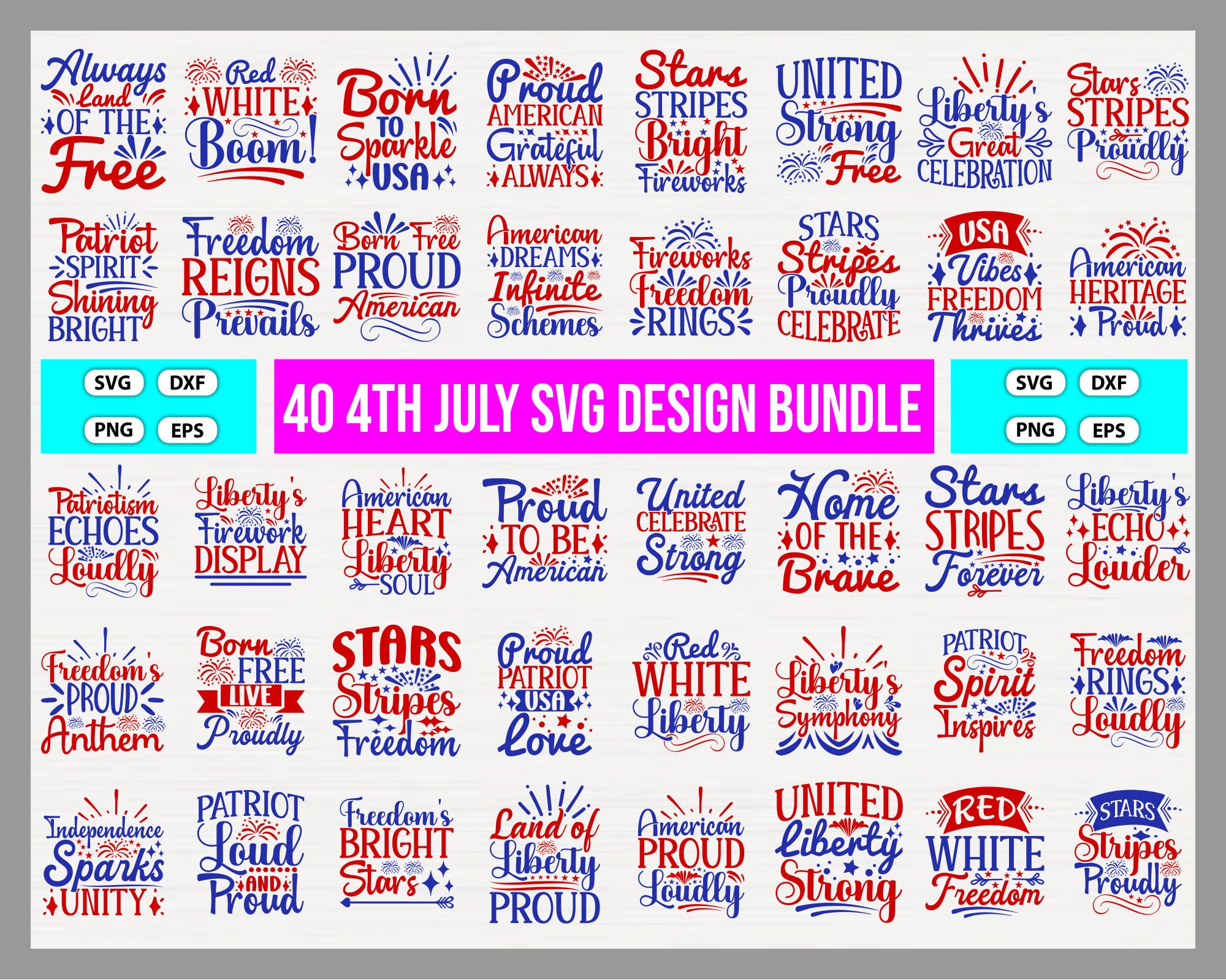 4th July Svg Bundle, Independence Day Bundle, America Svg, Svg Bundle ...