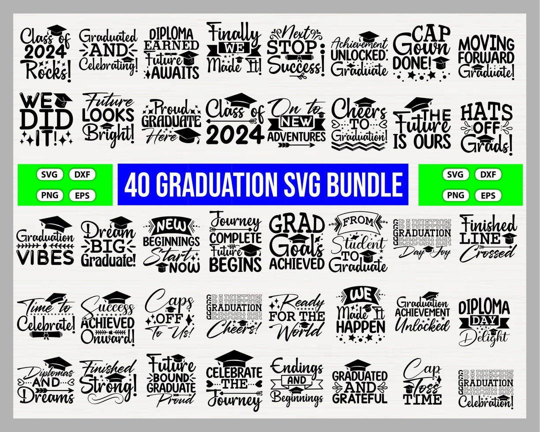 Graduación svg, paquete de graduación, camisa de graduación svg ...