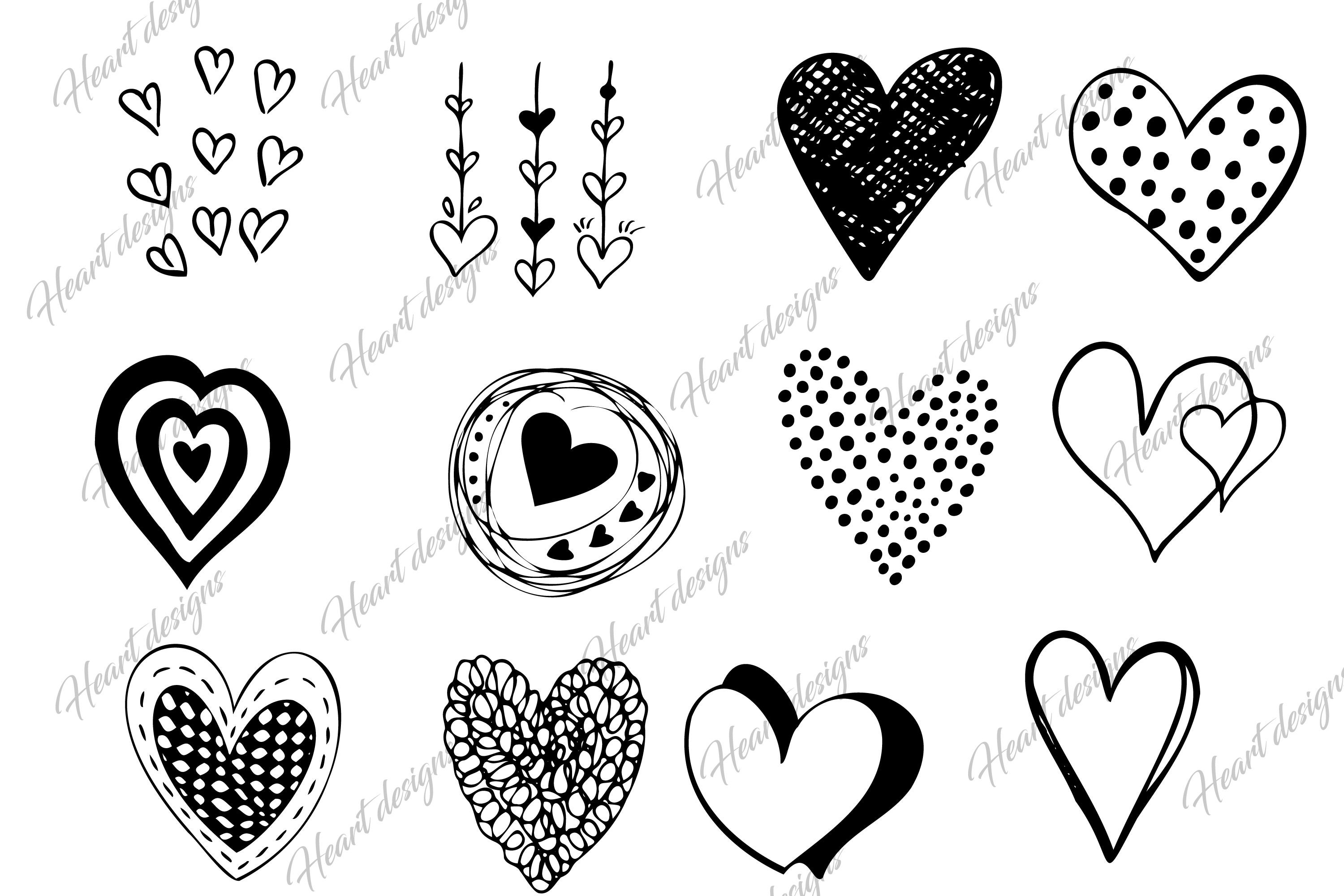 Heart Svg Bundle, Svg Bundle Open Heart Svg, Simple Heart Svg ...