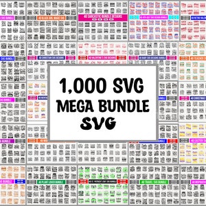Mega SVG Bundle, Mega Bundle Svg, Svg Mega Bundle, SVG for Shirts ...