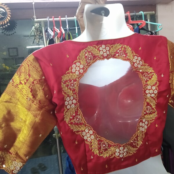 Maggam Work Blouse - Etsy