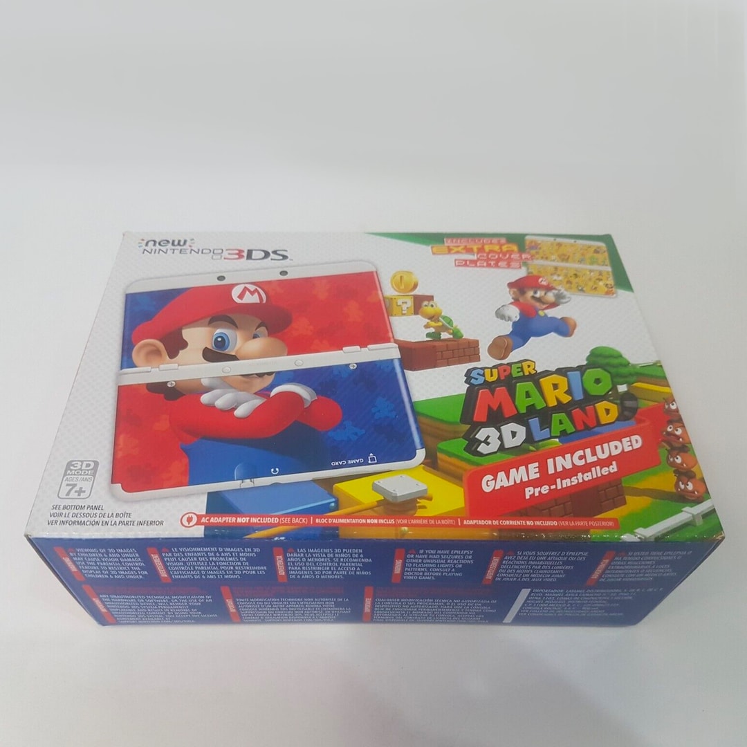 Nintendo 3DS Super Mario 3D Land Edition Console New - Etsy