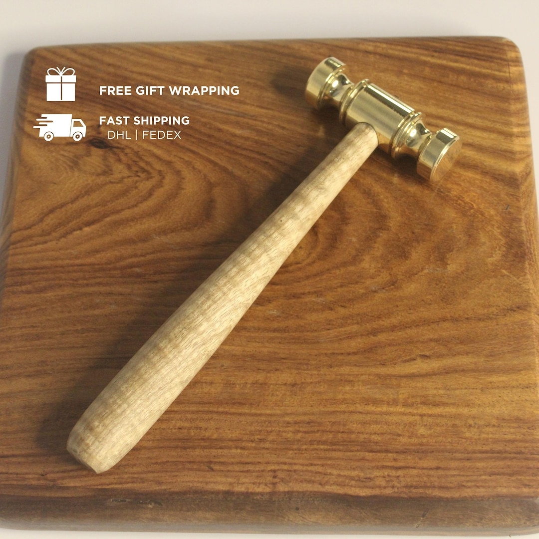 Brass Hammer Mallet Crafted With Precision and Creativity for Delicate ...