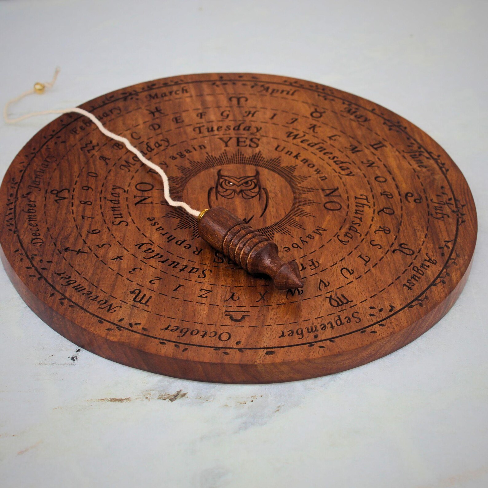 Pendulum Wood Gentle Embrace for Spiritual Healing - Etsy