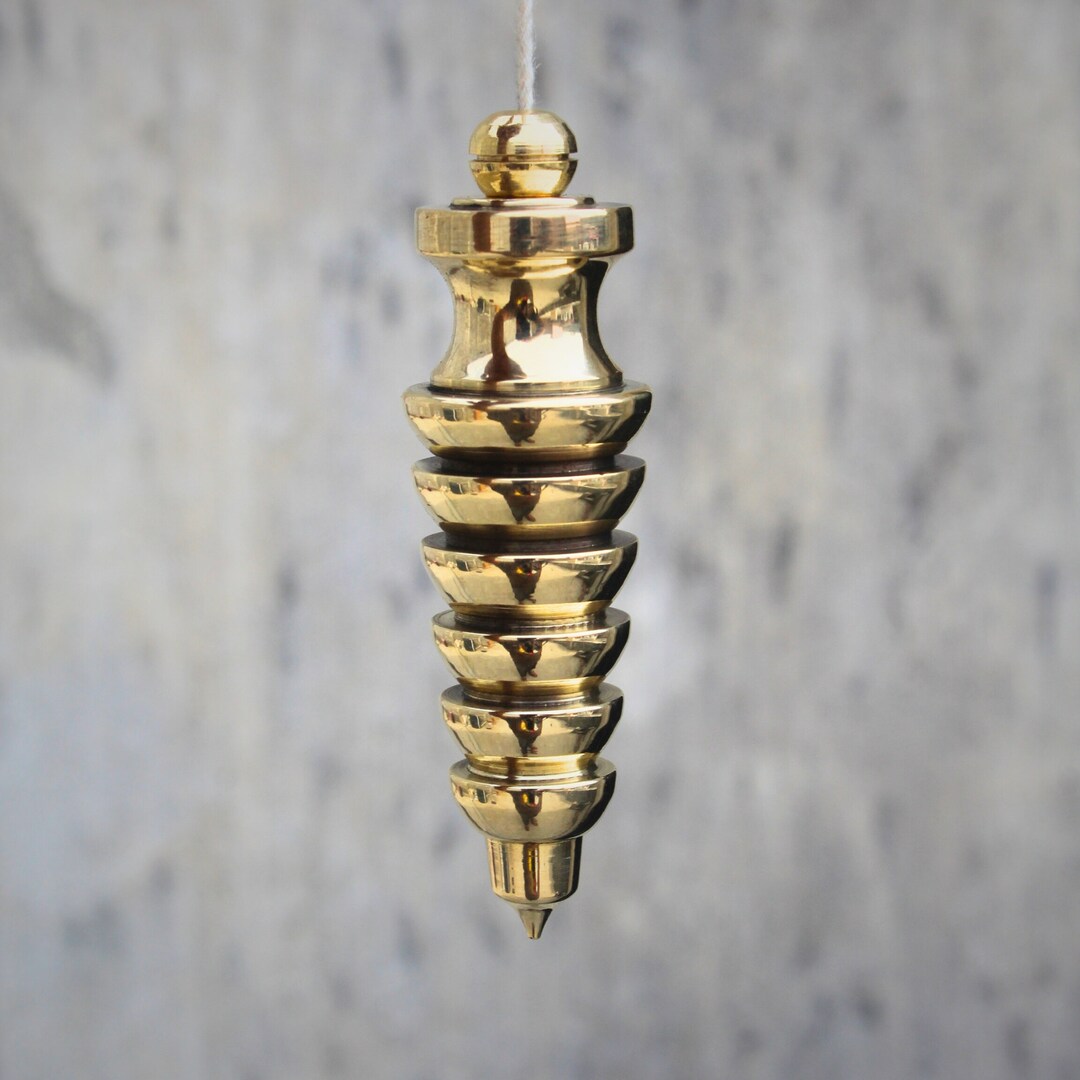 Handcrafted Brass Pendulum, Nephthy's Egyptian Pendulum, Balanced ...