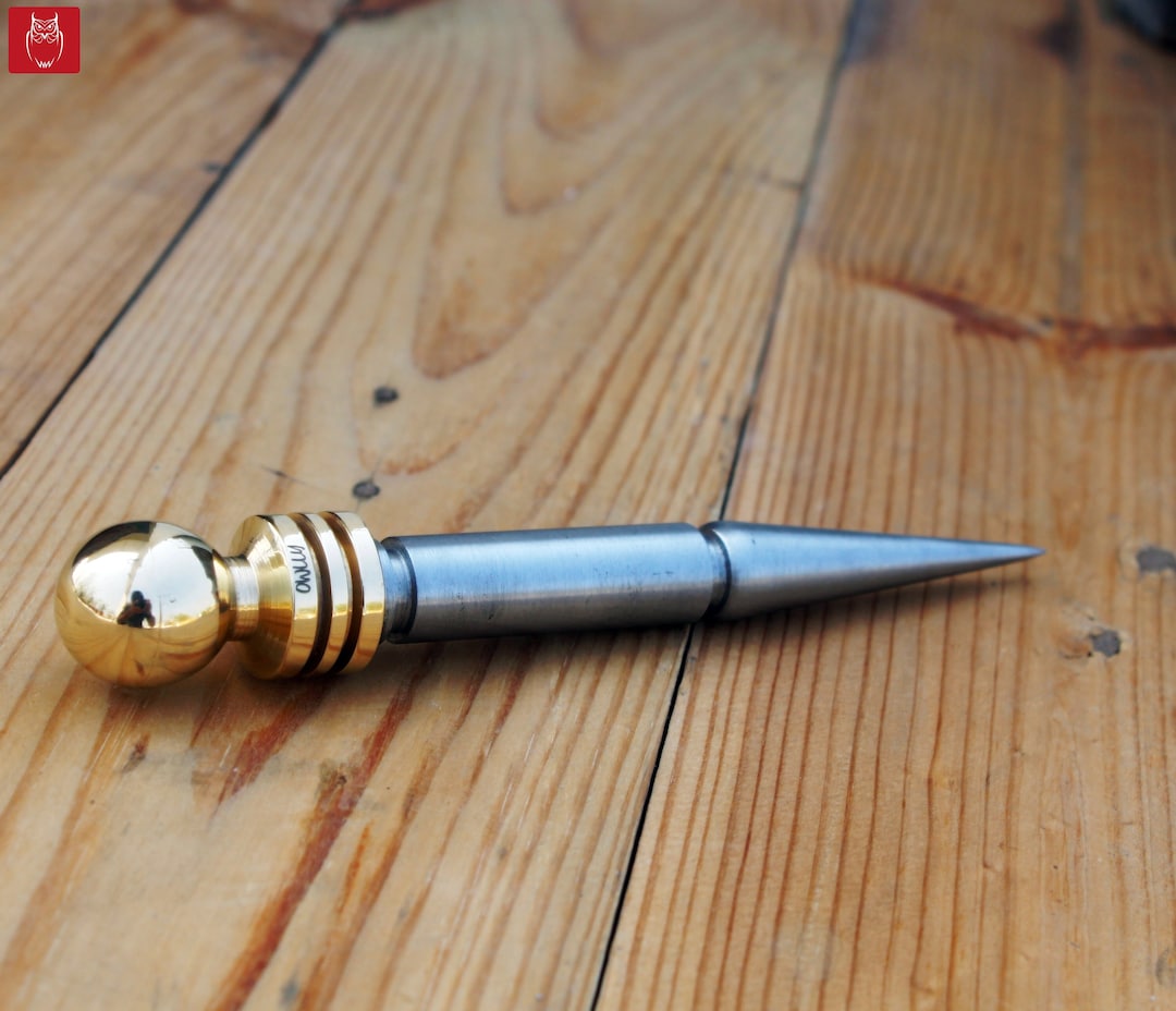 Multifunctional EDC Brass and Steel Marlin Spike Paracord Tool Bolt ...