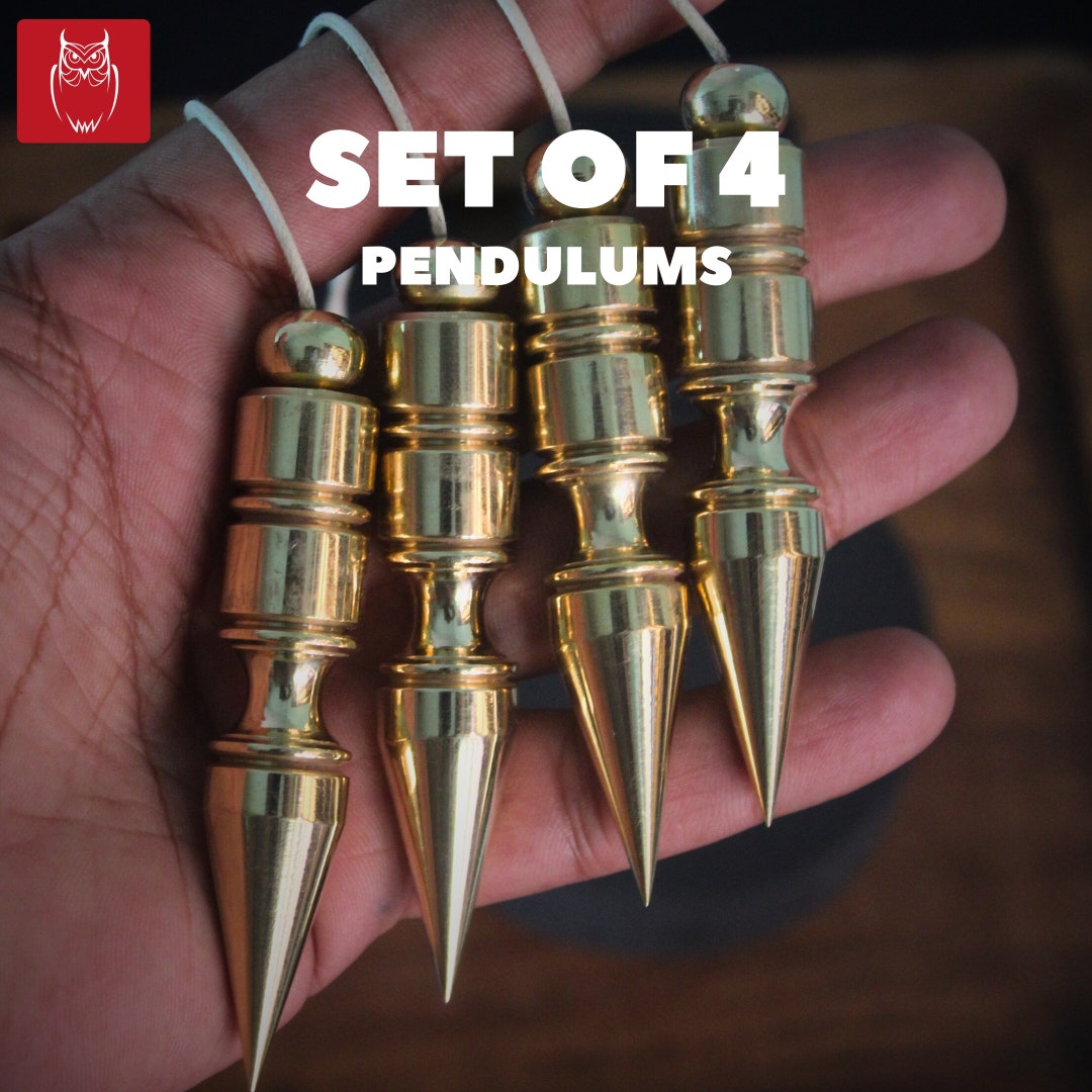 Pendulums for Chakra Healing and Reiki Healing, A Set of 4 Pendulums - Etsy