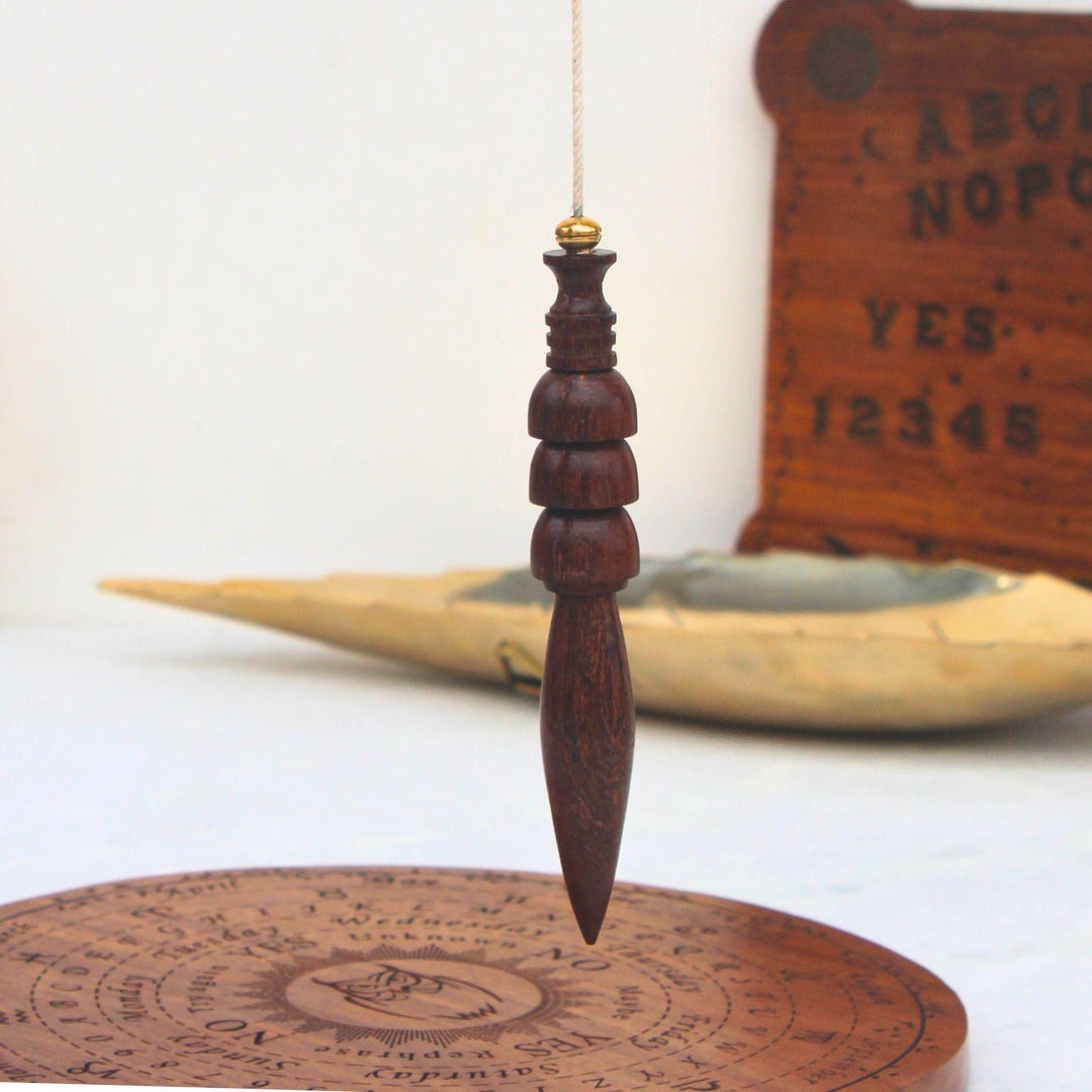 Wooden Pendulum for Dowsing, Inspired From Egyptian Designs, Dowsers ...