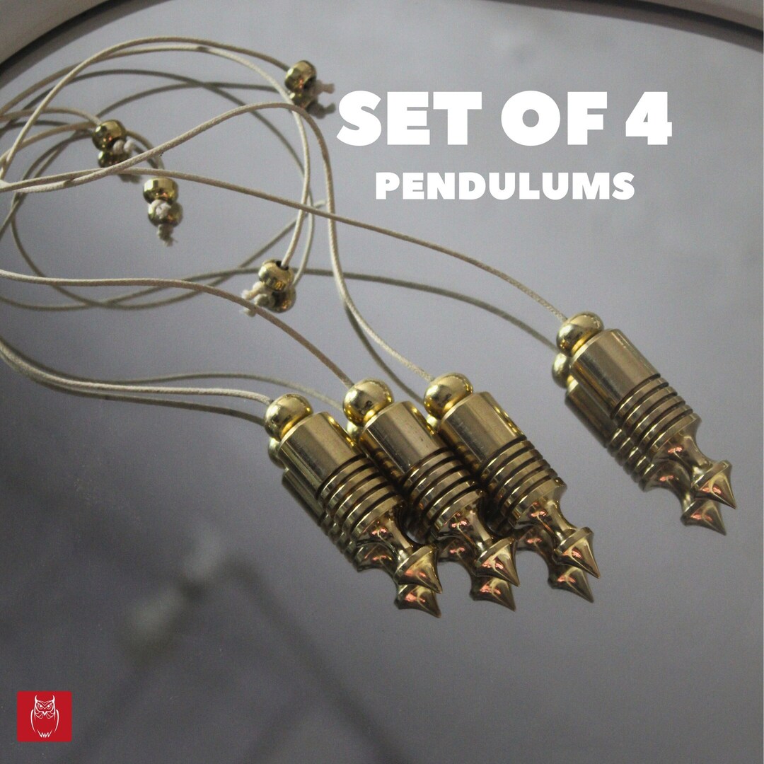 Pendulum Gold Shine Combo for Peace Stress Management and Meditation - Etsy