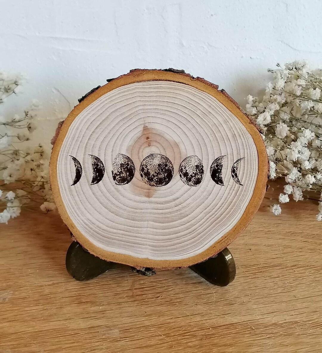 Moon Phases Mural Tree Disc - Etsy