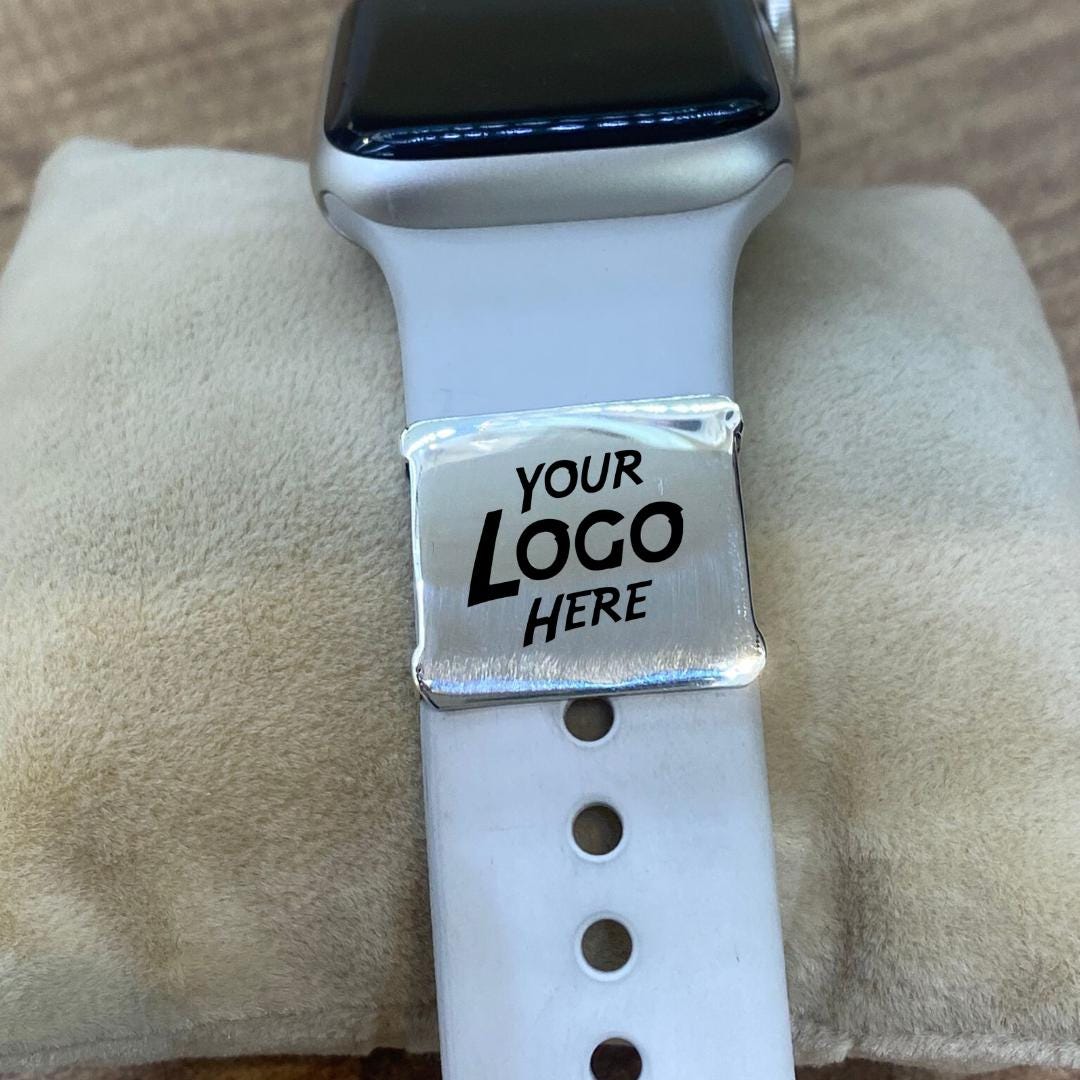 Personalized Apple Watch Charm - Custom Logo, Name, Symbols, Portraits ...