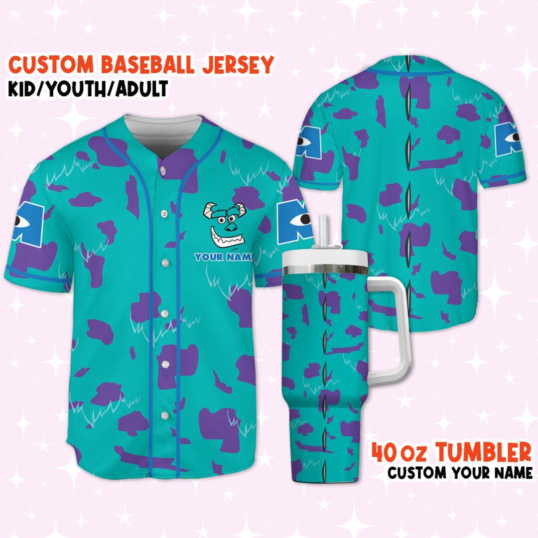 Personalized Disney Monsters Inc Cosplay Sully Suit Jersey, Disney ...