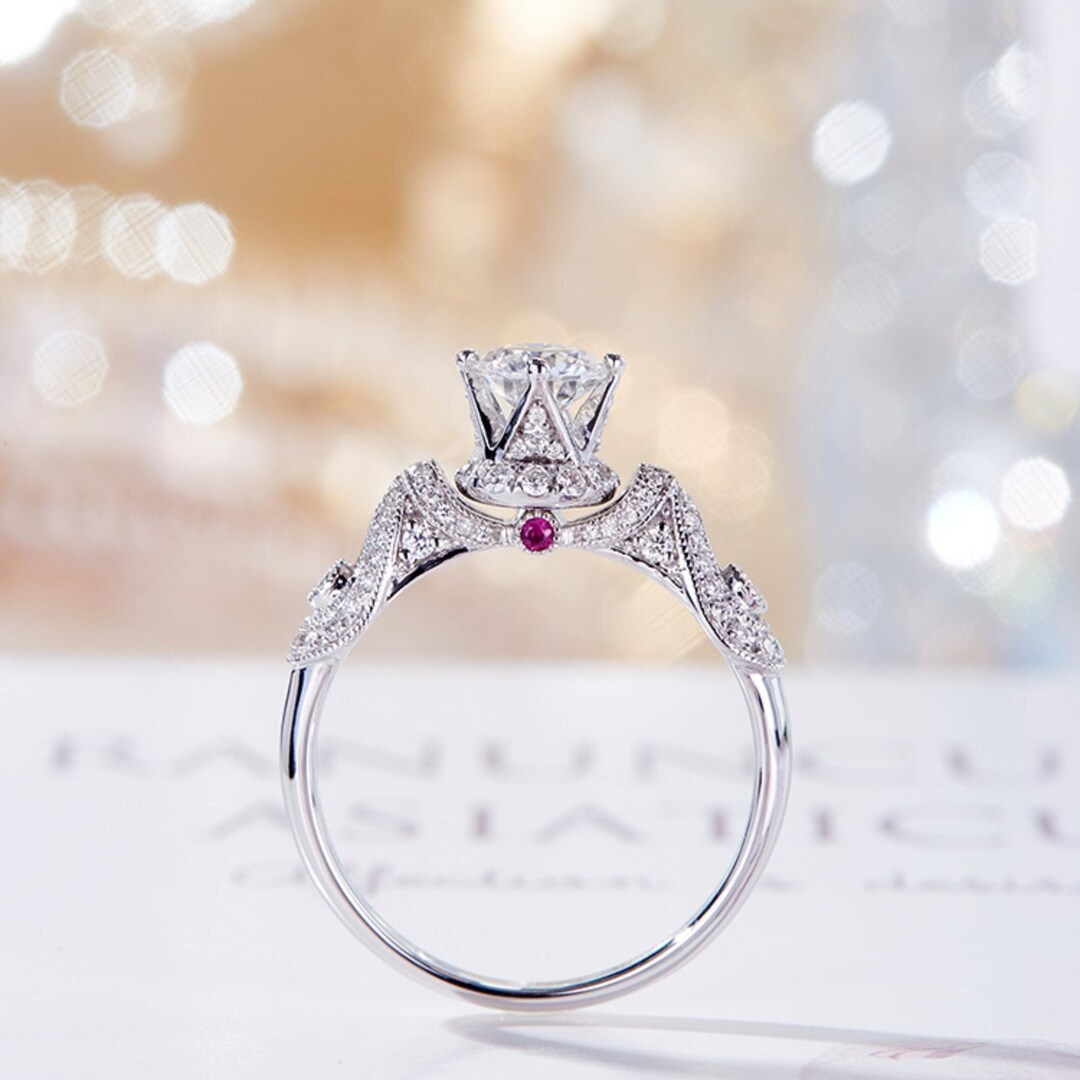 1CT Lab Grown Diamonds/moissanite Anniversary Ring for - Etsy