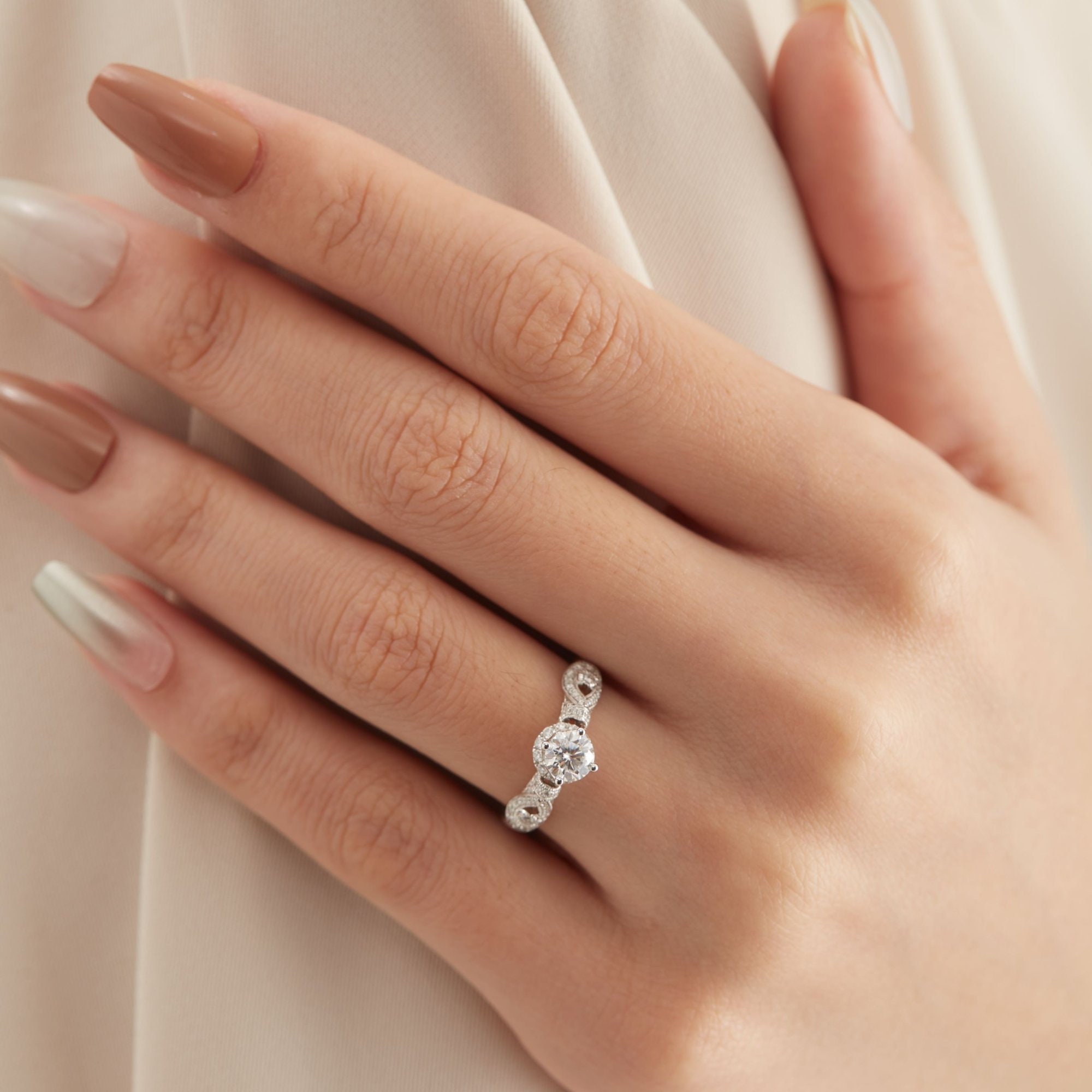 1CT Lab Grown Diamonds/moissanite Anniversary Ring for - Etsy