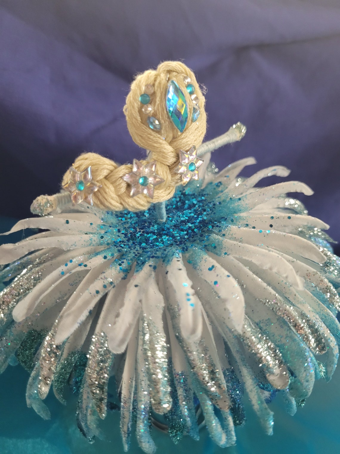 Beautiful Snow Fairy Tale Princess in Blue. - Etsy