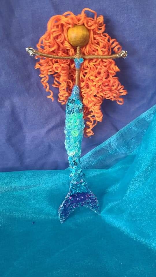Stunning Mermaid Fairy Tale Princess in Blue and Purple With Amazing ...
