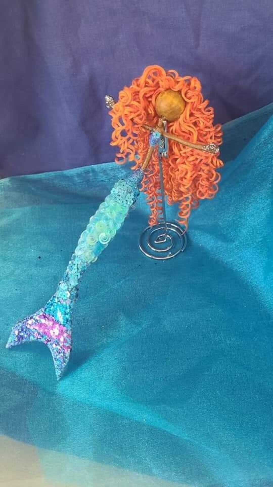 Stunning Mermaid Fairy Tale Princess in Blue and Purple With Amazing ...
