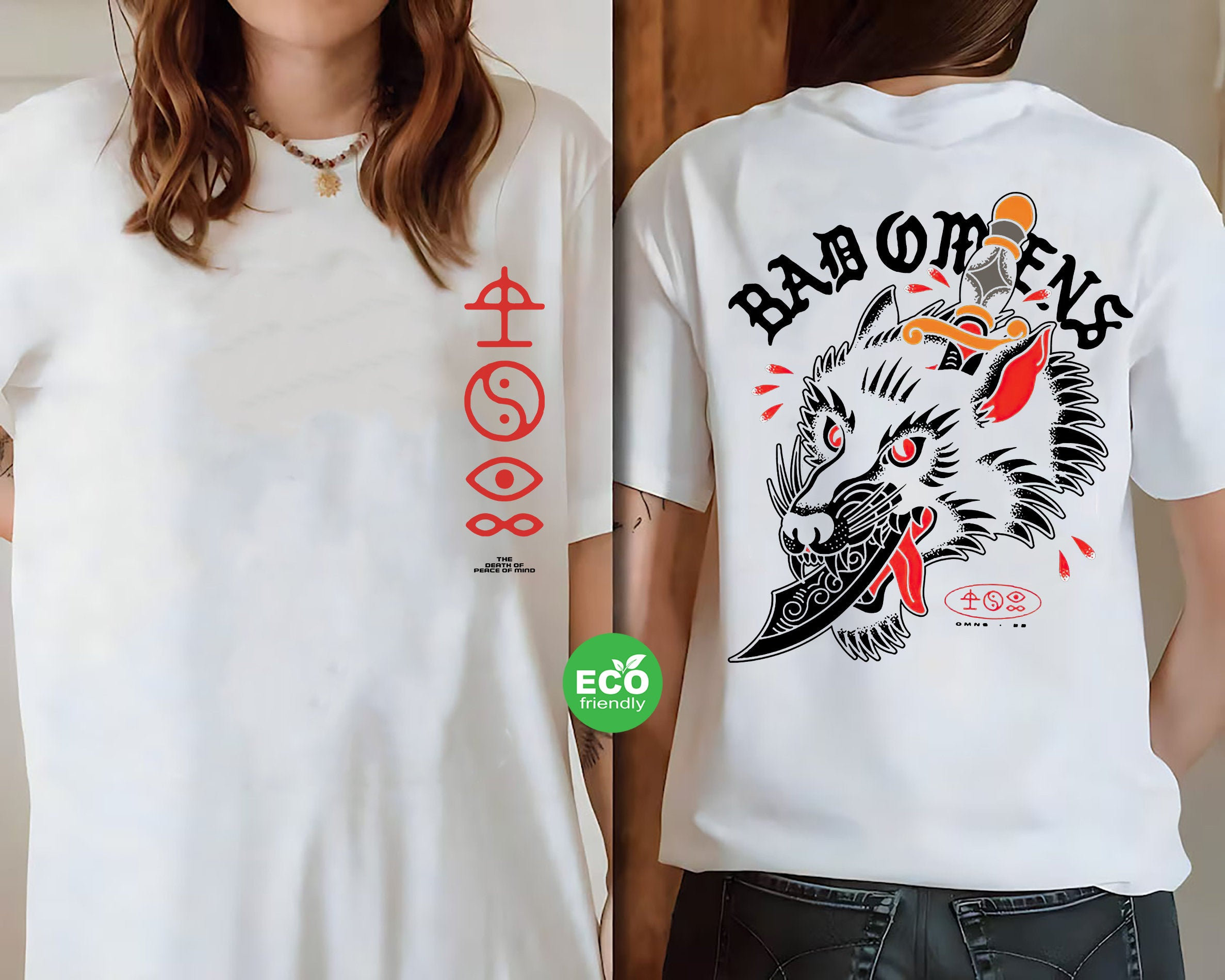 Bad Omens Band Wolf Dagger 2023 Shirt, a Tour of the Concrete Jungle Tour 2023 Shirt sold by ...