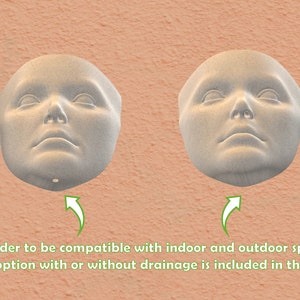 Head Planter STL FILE, Stl File for 3D Printer, Face Planter With ...