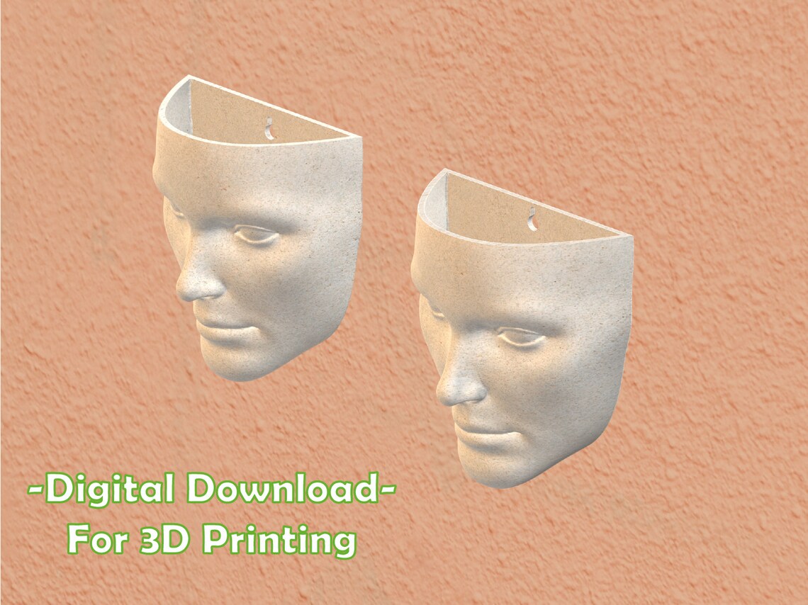 Head Planter STL FILE, Stl File for 3D Printer, Face Planter With ...
