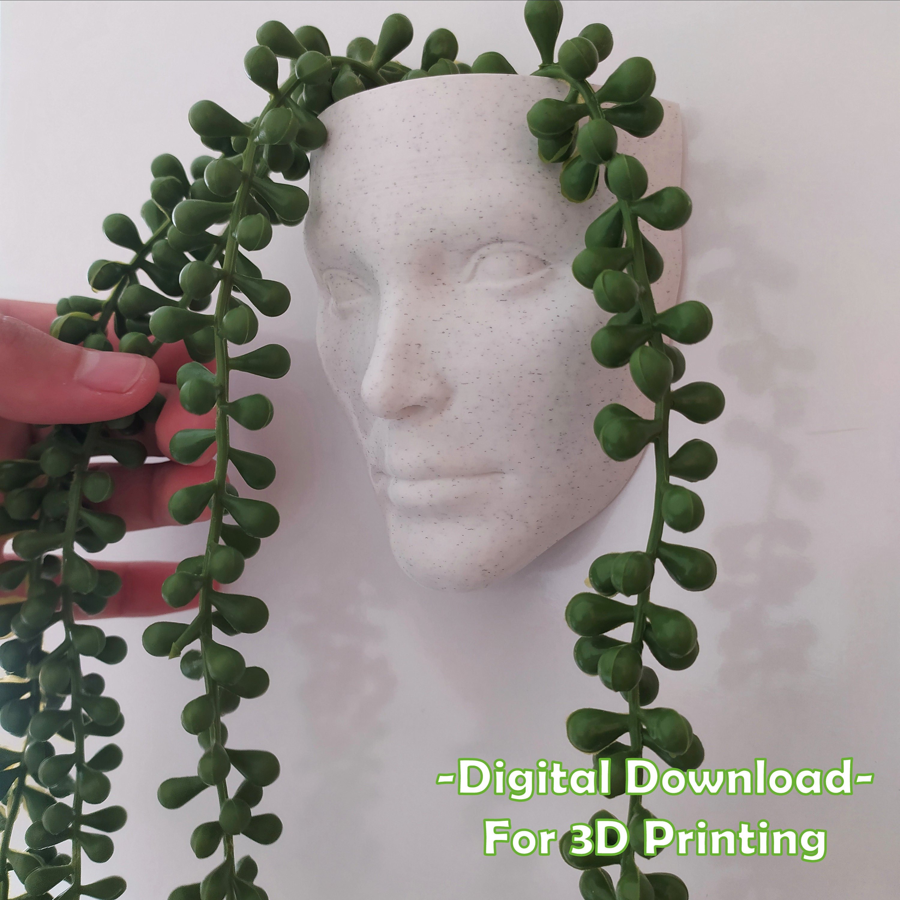 Head Planter STL FILE, Stl File for 3D Printer, Face Planter With ...