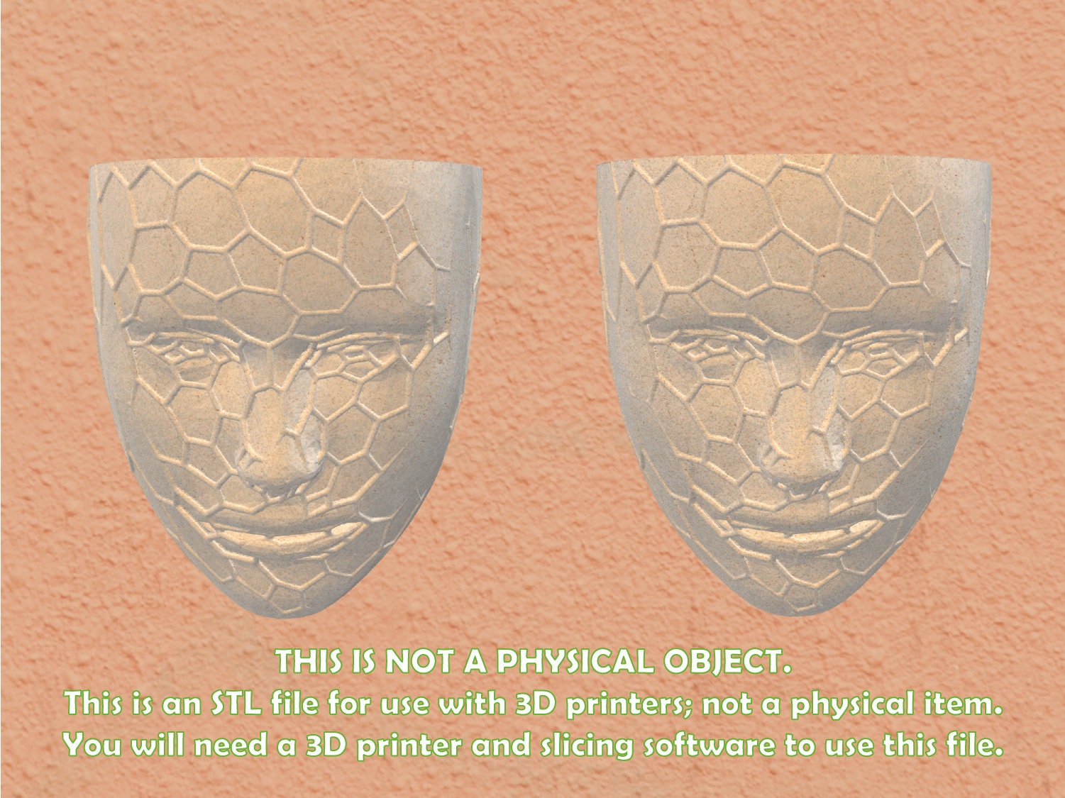 Wall Planter STL FILE, Stl File for 3D Printer, Head Planter With ...