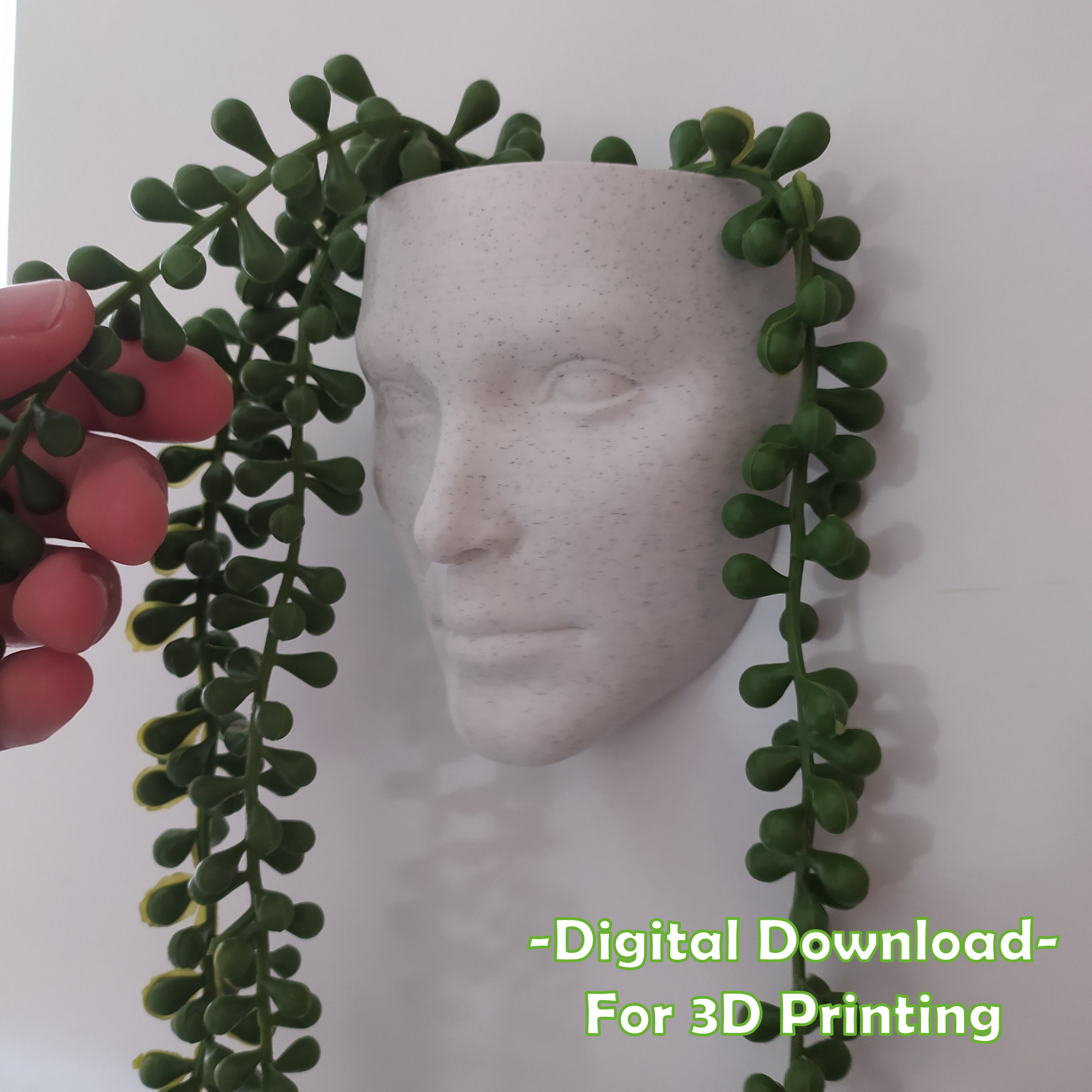 Head Planter STL FILE, Stl File for 3D Printer, Face Planter With ...