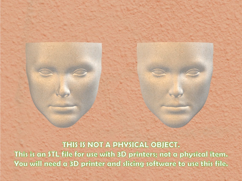 Head Planter STL FILE, Stl File for 3D Printer, Face Planter With Drainage, Planter, Stl File ...