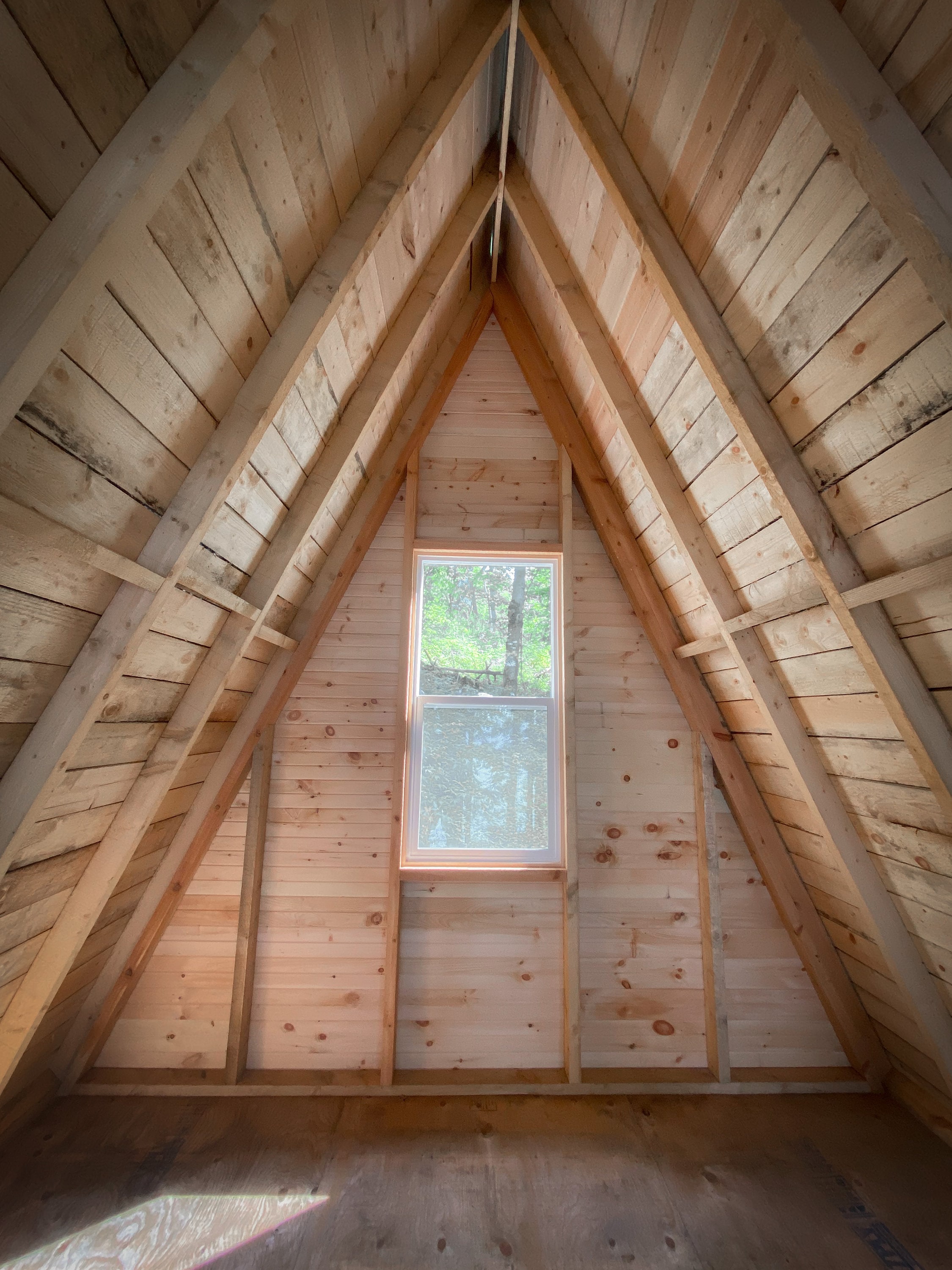 Easy-to-build A-frame Cabin 108 Sq Ft - Highly Detailed Cabin-building ...