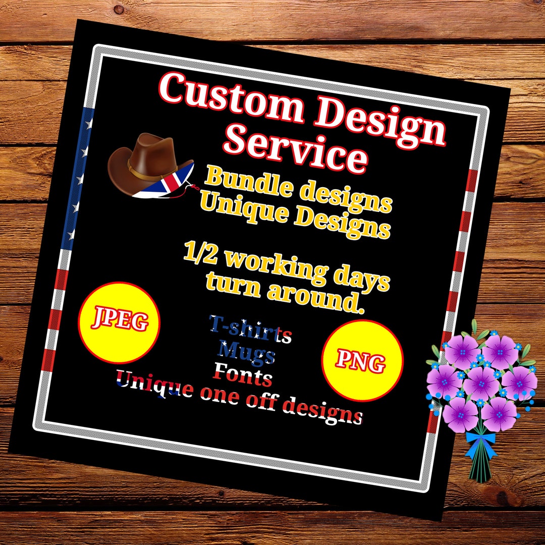 Personalized Design Artcustom Design Bundlecustom Fonts Personalized ...