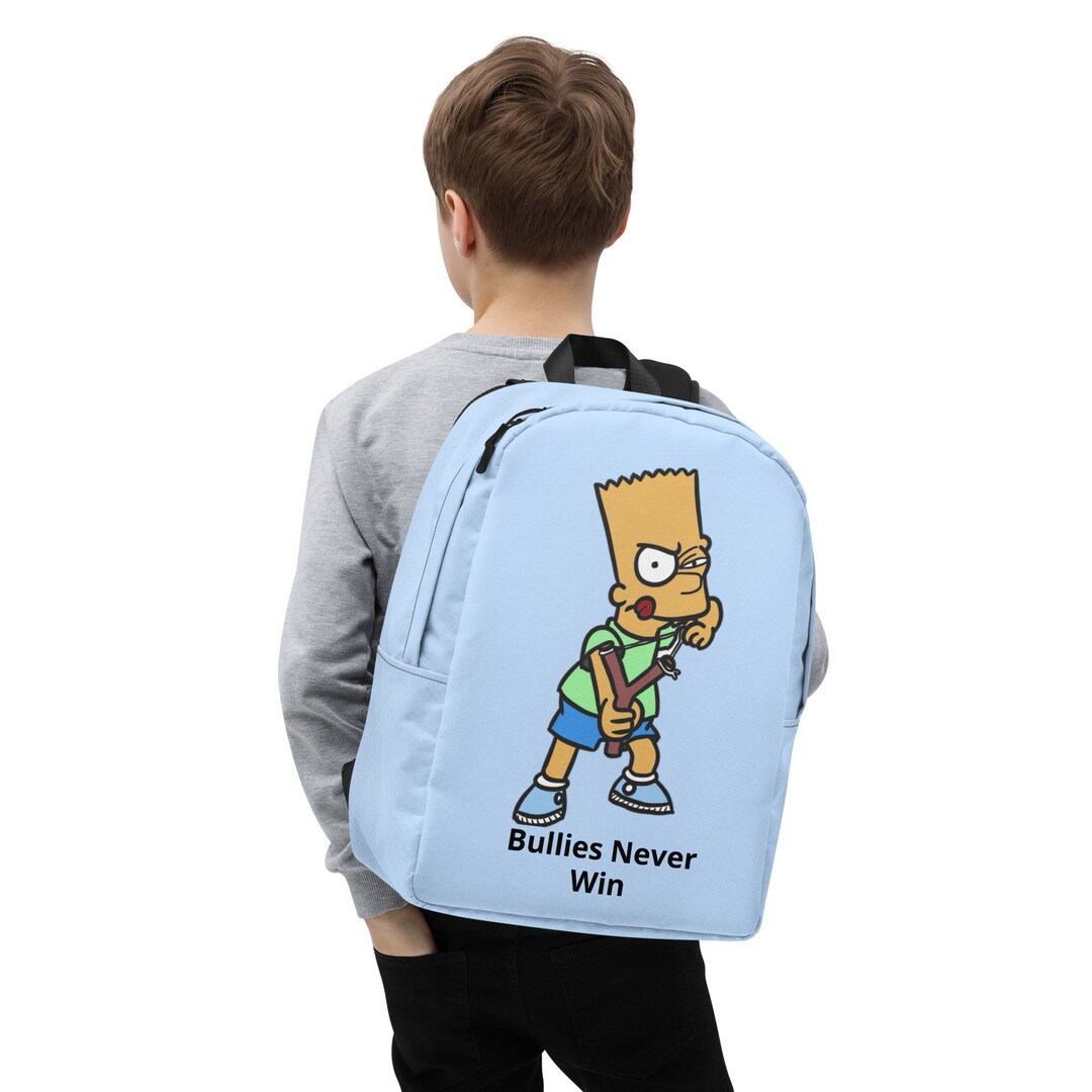 Simpsons backpack, Bart, Homer, Simpson bag, Unique backpack for boys ...