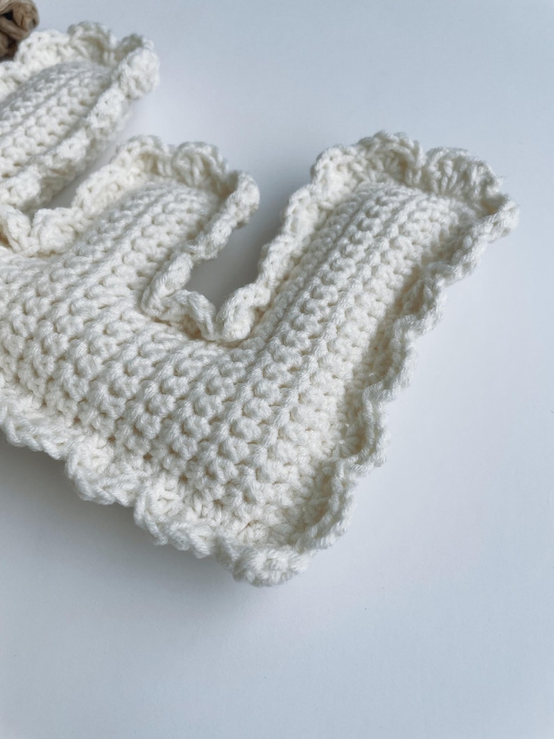 Personalized Crochet Name Garland: Baby Shower Nursery Decor - Etsy