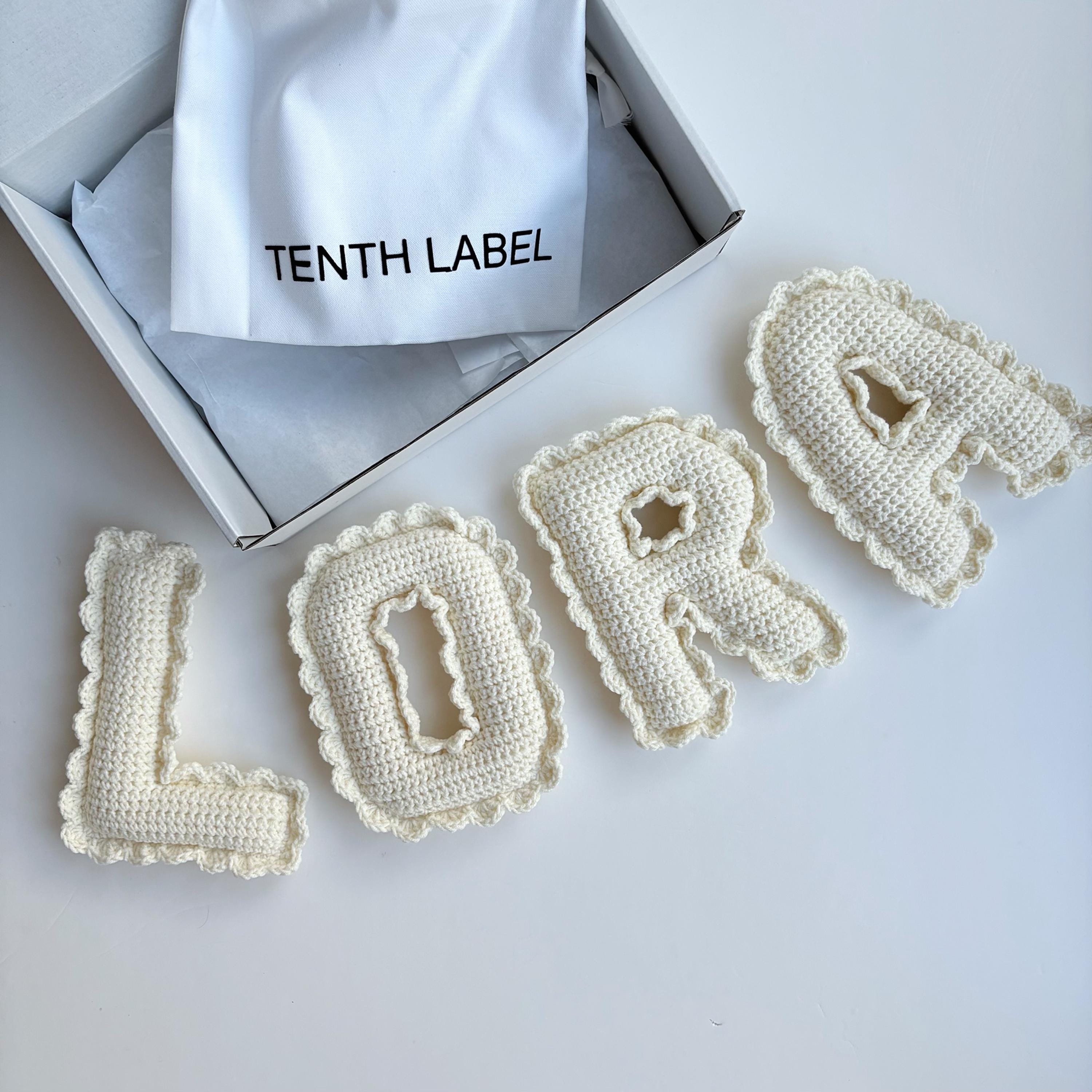 Personalized Crochet Name Garland: Baby Shower Nursery Decor - Etsy