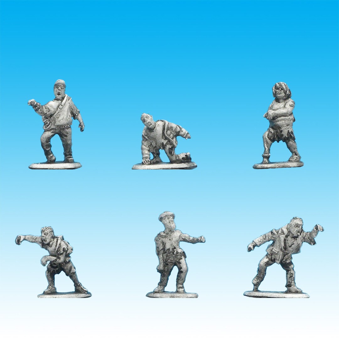 15mm Modern Male Zombies for Wargames and Roleplaying Games - Etsy