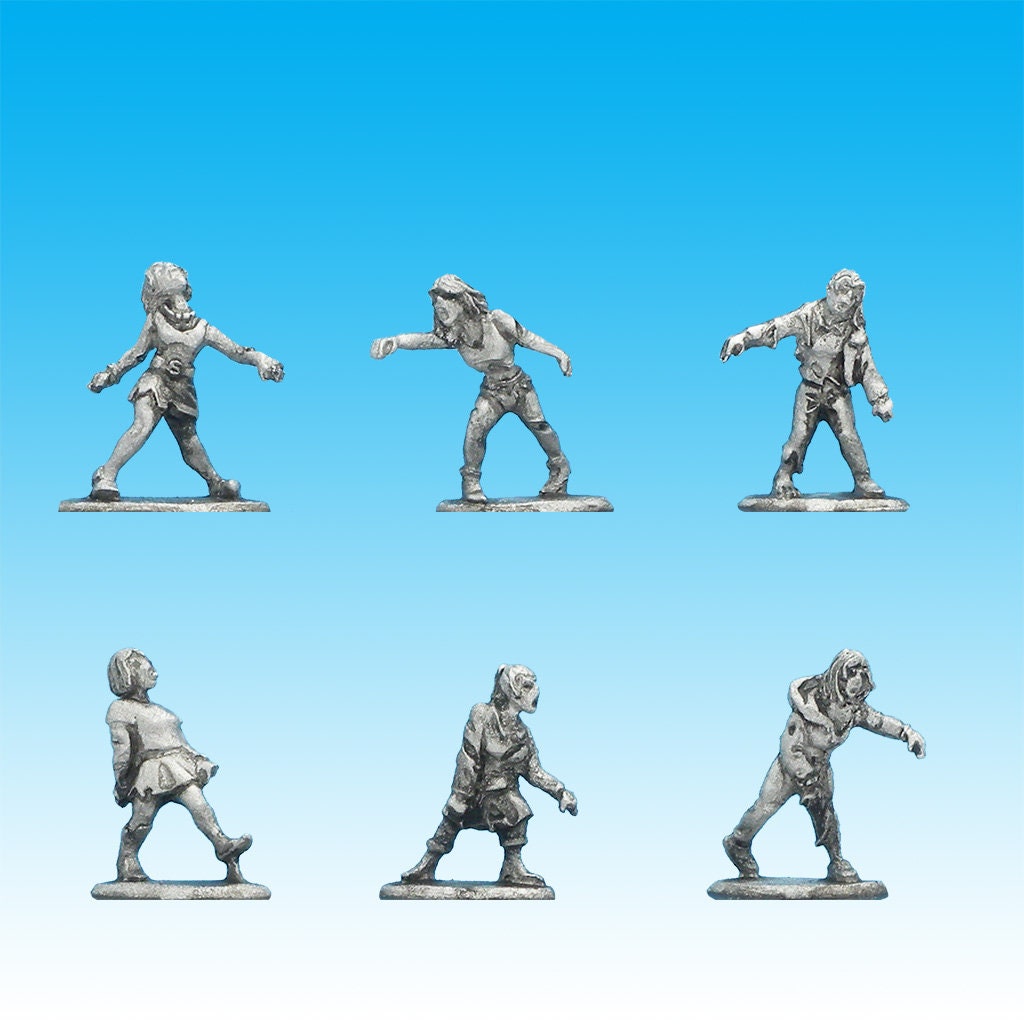 15mm Modern Female Zombies for Wargames and Roleplaying Games - Etsy
