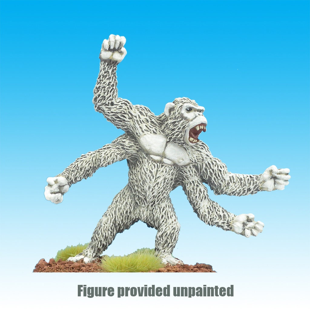 Giant Four-armed Ape for Wargaming and Roleplaying - Etsy