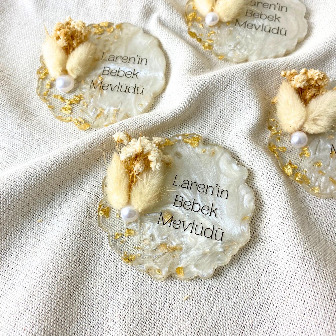 Personalized Magnet Favor for Guest, Wedding Gifts, Epoxy Magnet Gift ...