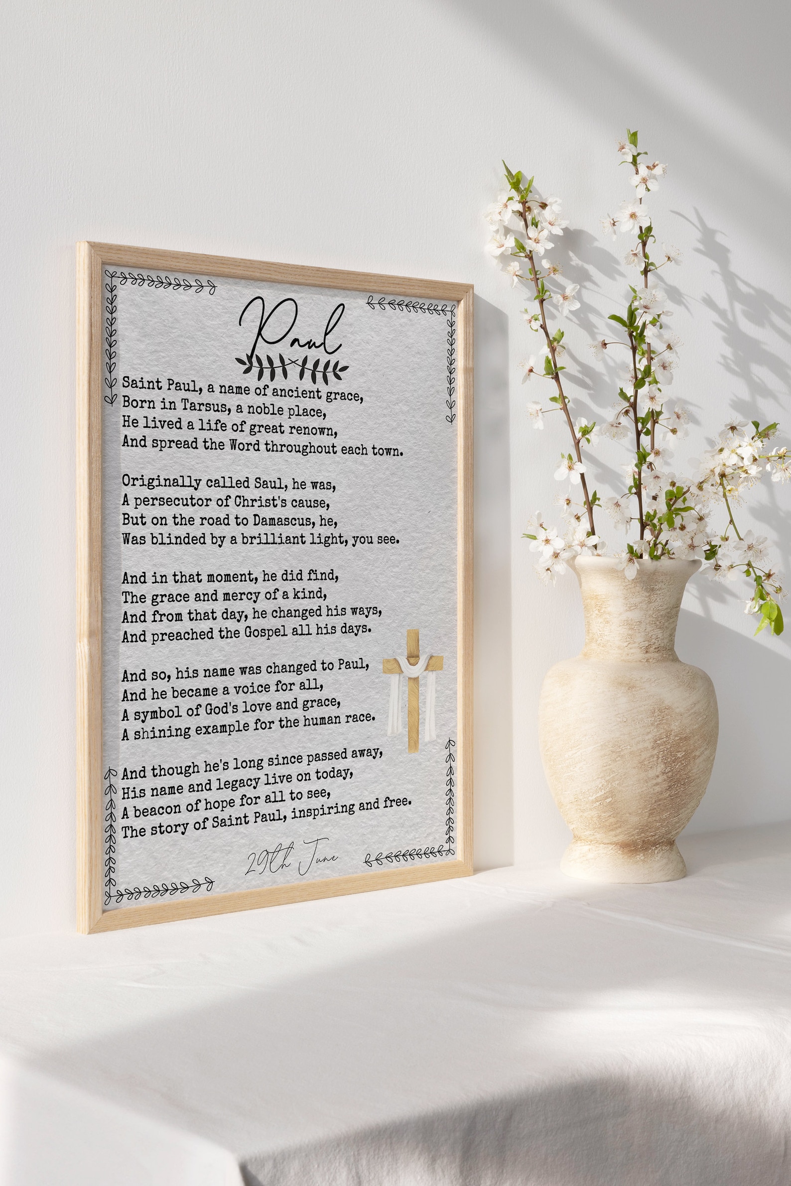 Printable Paul Poem, Name Poem, Digital Poem, Saint Paul Downloadable ...