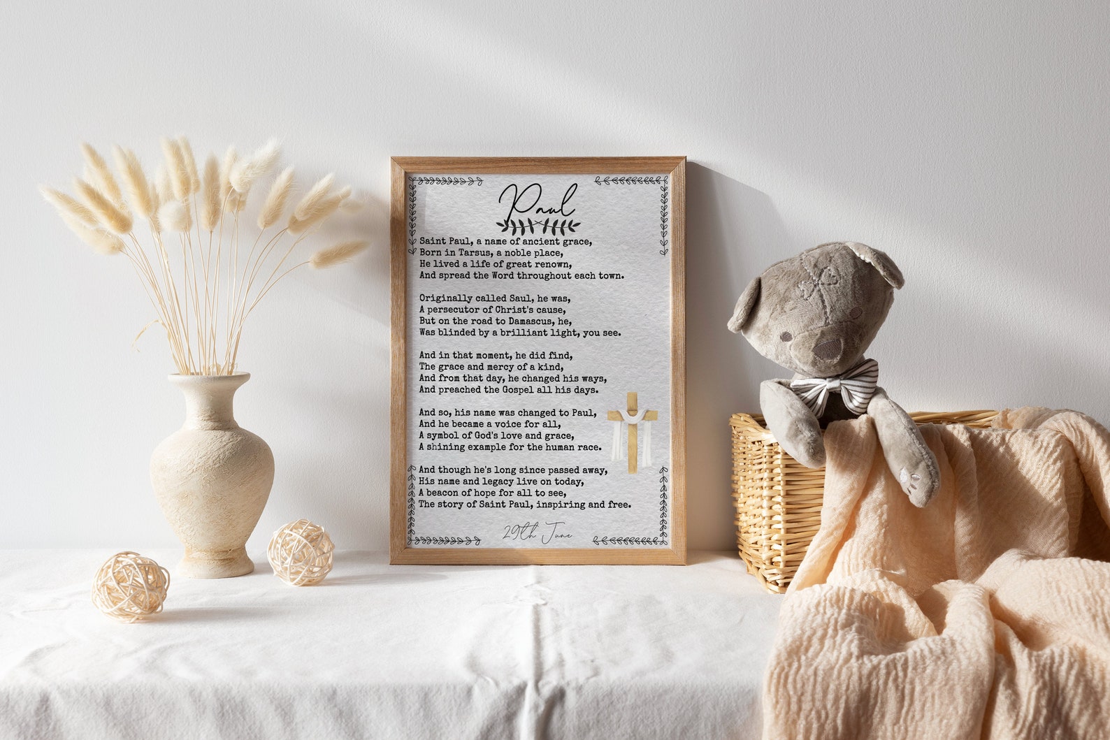 Printable Paul Poem, Name Poem, Digital Poem, Saint Paul Downloadable ...