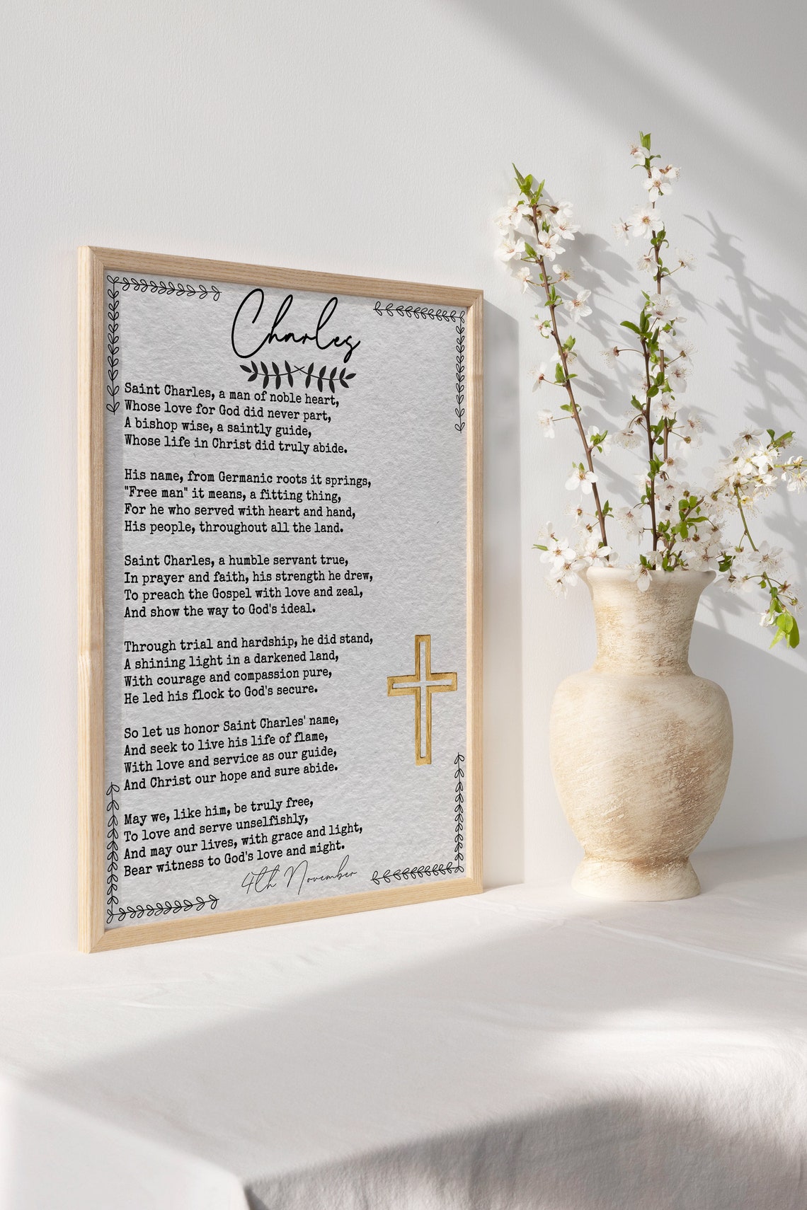 Printable Charles Poem, Name Poem, Digital Poem, Saint Charles ...