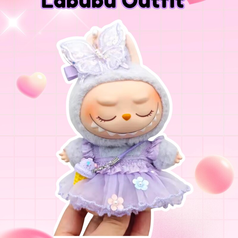 Labubu Purple Outfit - Etsy